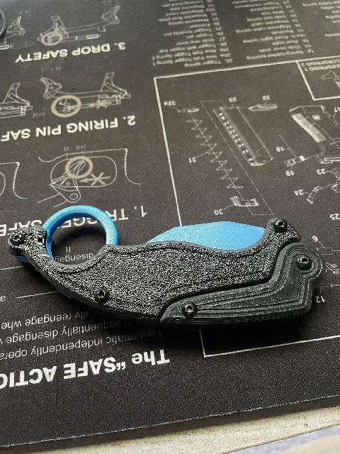 Make of Gravity Karambit Knife Fidget Toy by Jacob Drum | Download free ...