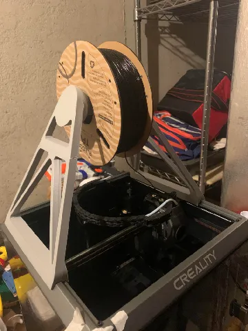 Creality K1 & K1C top mounted filament spool holder (new version 2) for ...