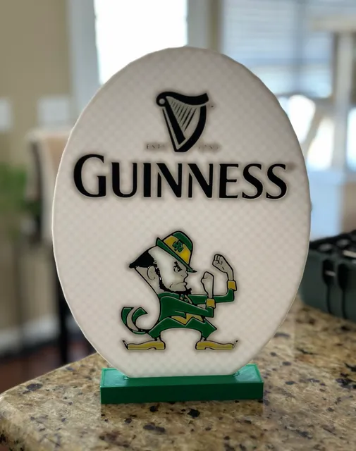 Make of St. Patrick/Guinness Sign- for Bambu AMS MF3 version by Tom ...
