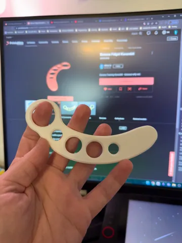 Banana Fidget Karambit by nilson_fx | Download free STL model ...