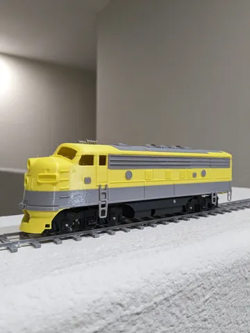 F7 Locomotive - Dragon Railway by RamBros | Download free STL model ...