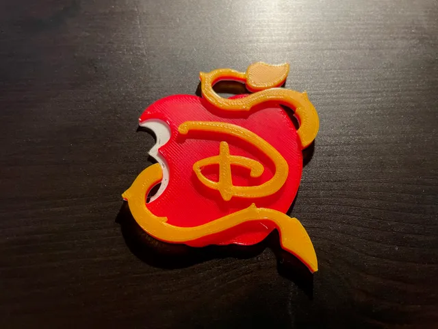 Make of Descendants Apple Logo (3 colors) by Miguel M. | Download free ...