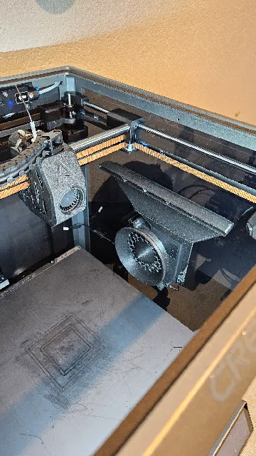 Make of Creality K1 Max bigger duct by Zuff | Download free STL model | Printables.com