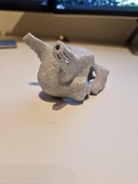 Make of Cubone head by Henrik | Download free STL model | Printables.com