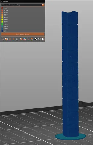 Flow Rate/Extrusion Multiplier Test Tower by donutboy3 | Download free ...