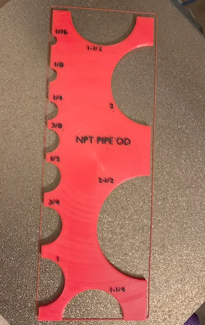 Make of UFS-032 Black Pipe Diameter NPT Gage, External Measurement by ...