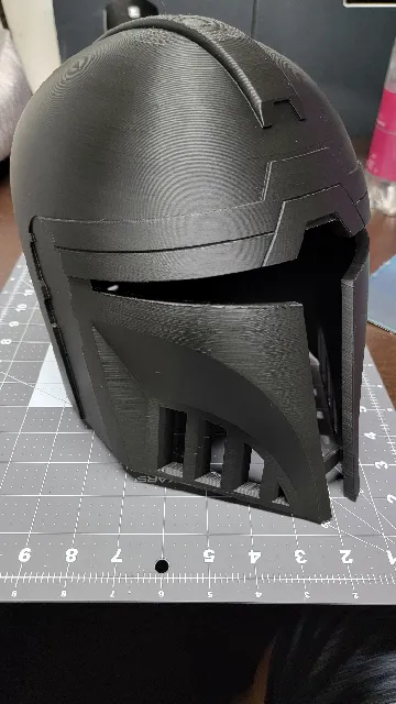 Make of Aran Tal: Star Wars inspired Mandalorian Helmet by Badkitty ...