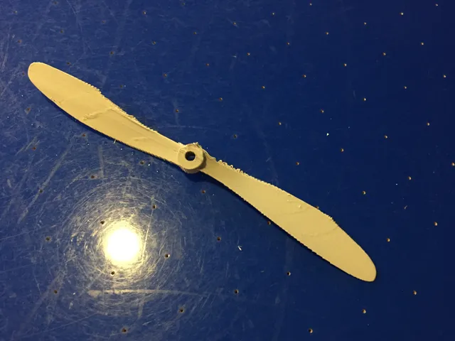 Make of Elliptical-blade NACA airfoil propeller library by Jonathan Kaye | Download free STL ...