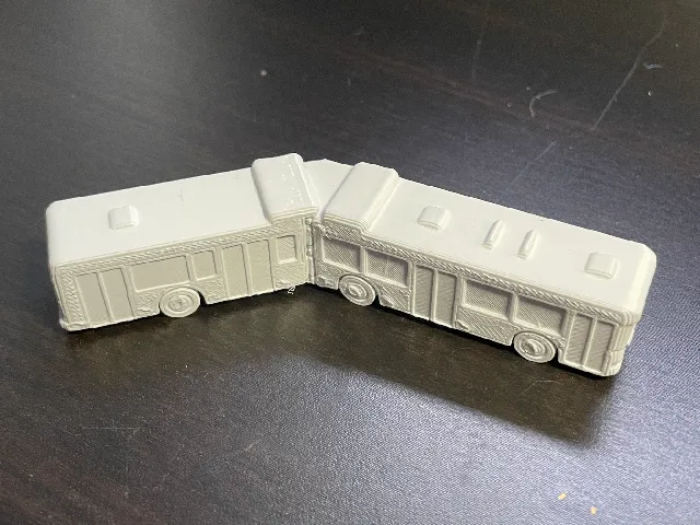 Make of 🚍 V2 Articulated city bus (print in place) by Bob Hayes ...