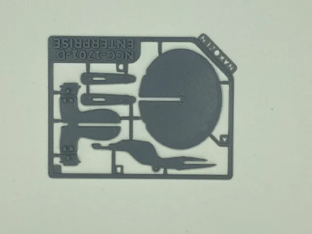 Make of NCC-1701-D Enterprise Kit Card by Threehanded | Download free ...