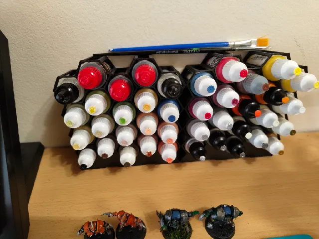 Make of Vallejo Paint Color Stand/Holder (25 mm) by Marc Bres ...