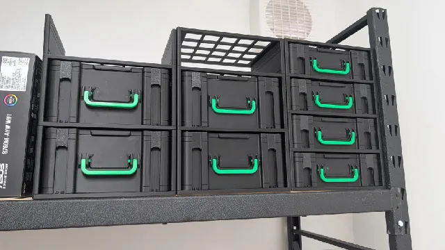 Make of Gridfinity Storage Box Shelves (Parametric) by Tim Martin ...