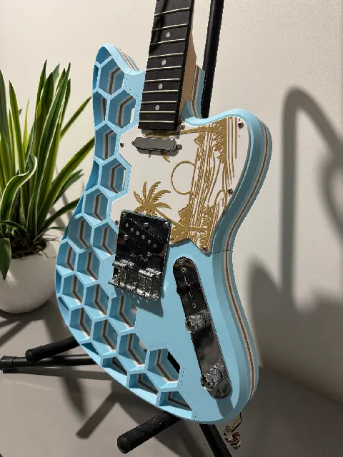Make of The Prusacaster - a 3D printable guitar by PrettyFlyPrints ...