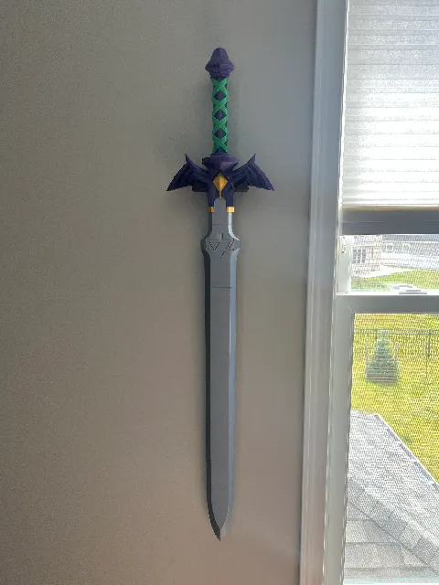 Make of Legend of Zelda Master Sword (BOTW) (TOTK) (Full Scale) by Depz ...