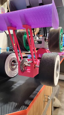 Mecanum Inspired Drag Racer Tread by How2Texan | Download free STL ...