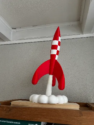 SpaceShip TINTIN / Fusée de TINTIN by alex_3dprint | Download free STL ...