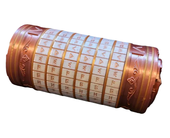 Cryptex Letter Ring - Heorot by GrantD | Download free STL model ...