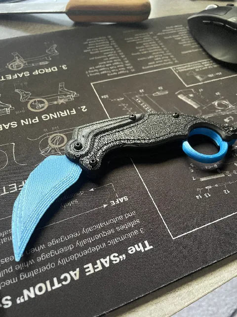 Make of Gravity Karambit Knife Fidget Toy by Jacob Drum | Download free ...