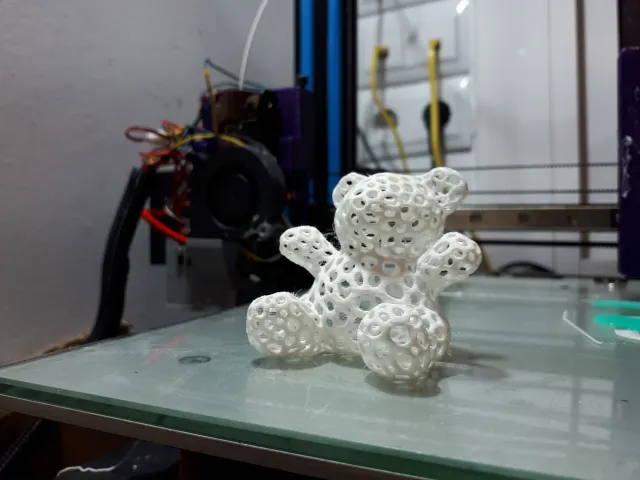 Teddy Bear - Voronoi Style by roman_hegglin | Download free STL model ...