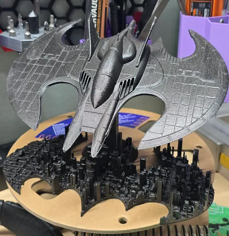 Batwing over Gotham City (No Supports, No AMS) by AlexT | Download free ...
