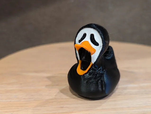 Scream rubber duck for Halloween by JD | Download free STL model ...