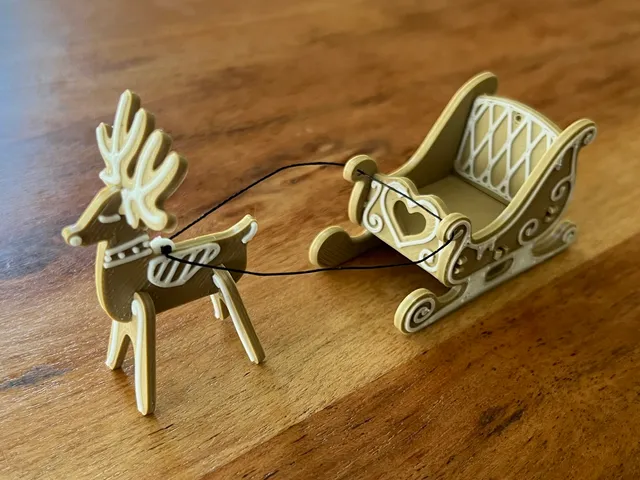 Make of Gingerbread Santa's Sleigh Kit Cards by Cyber_Dyne | Download ...