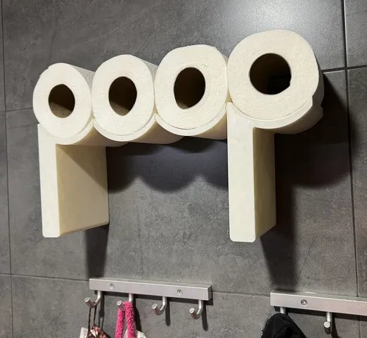 Toilet Paper Roll ＂Poop＂ Holder by duck9r | Download free STL model ...