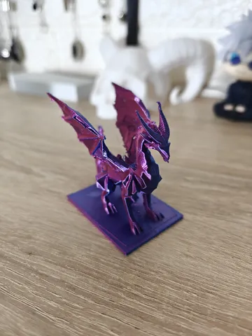 Low poly Dragon by Basti | Download free STL model | Printables.com