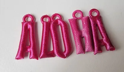 Balloon Letters by jefftml | Download free STL model | Printables.com