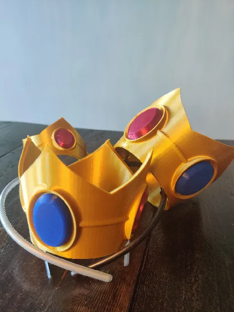 Make of Princess Peach Tiara Costume – Crown, headband, broach and ...