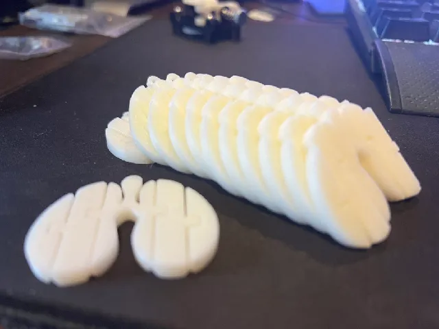 Make of Flexi Lungs Keychain by indi8six | Download free STL model ...