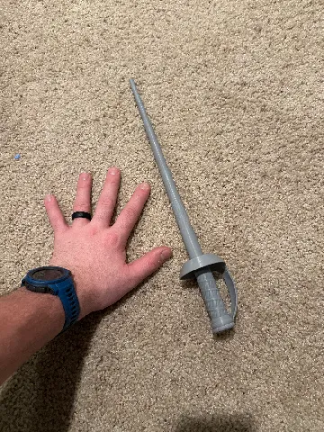 Collapsing Pirate Sword (Print In Place) Remix by Marko | Download free ...