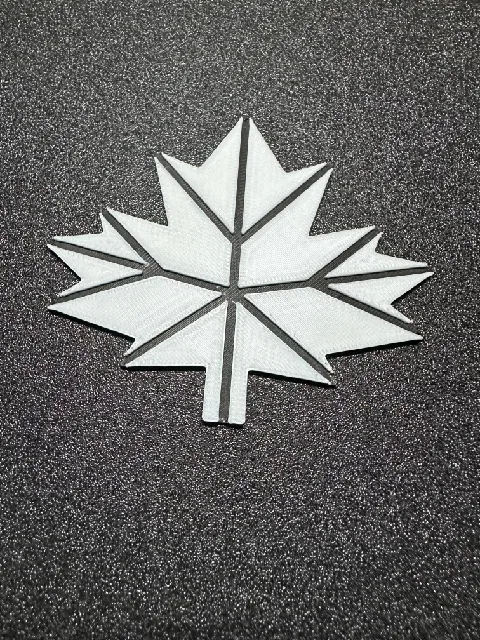 Make of Maple Leaf Decoration by TheHeimZocker | Download free STL ...