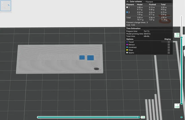 Make of Detailed TD calibration step test for HueForge by Devon Pucel ...