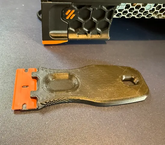 Scraperite plastic razor handle / scraper by bstolk | Download free STL ...