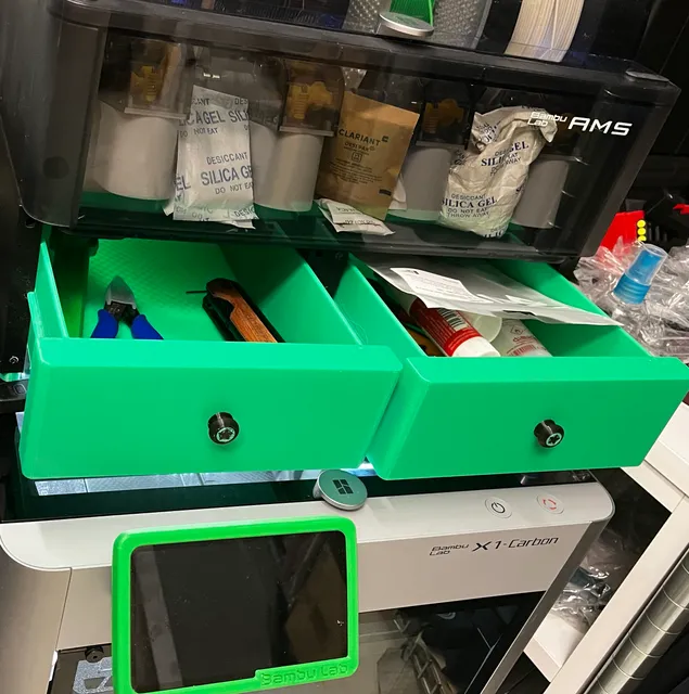 Make of Bambu AMS drawer Stand by Toño | Download free STL model ...