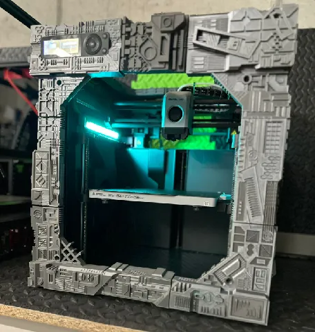 Part 1 - Borg Cube P1P Mod by neil3dprints | Download free STL model ...