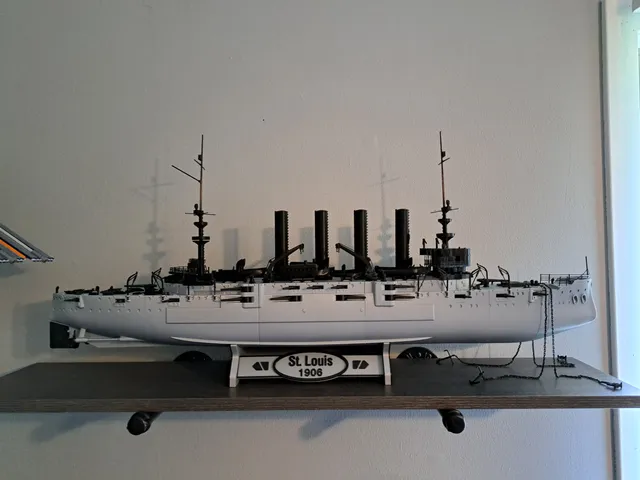 USS St. Louis - official 3D printable model from WoWS by World of ...