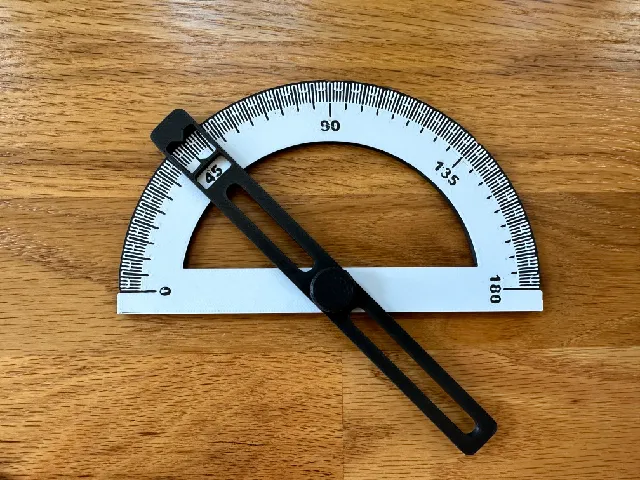 Make of Protractor V2 - More Betterness by sdh | Download free STL ...