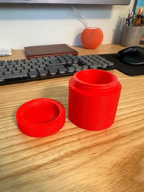 Make of Knurled Container by Tyler Pendleton | Download free STL model ...