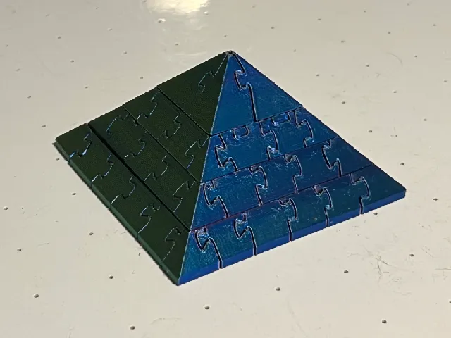 Make of 3D Pyramid Jigsaw Puzzle by Jason | Download free STL model ...