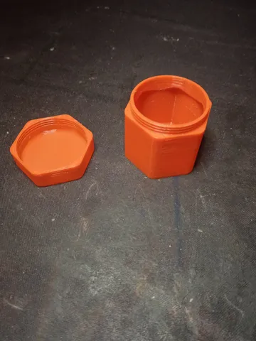 Hexagon Jar 🜛 by pachek | Download free STL model | Printables.com