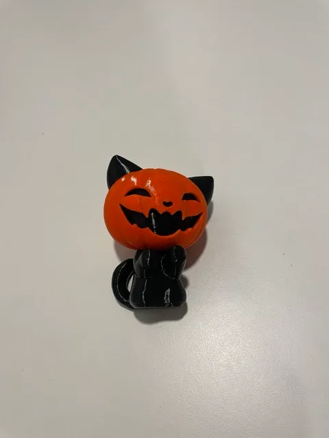 Make of Pumpkin Cat v2.0 by davidspindola | Download free STL model ...