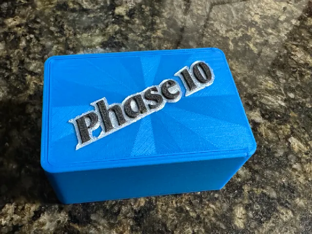 Phase 10 Card Box by rockstarTS | Download free STL model | Printables.com