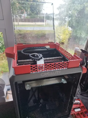 Creality K1 Hinged Riser with Chain Recess by Mark Meadows | Download ...