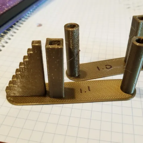 Retraction and String Test with steps by CJS9000 | Download free STL ...