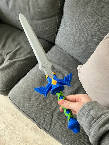 Legend of Zelda Master Sword (BOTW) (TOTK) (Full Scale) by Popandsicle ...