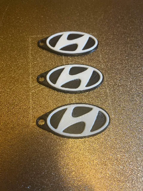Make of Klíčenka Hyundai by Domass | Download free STL model ...