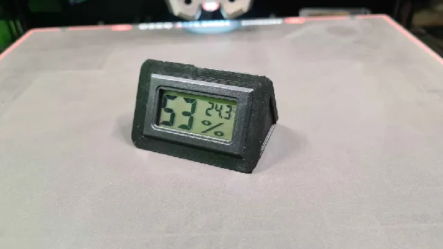 Angled Hygrometer Stand with Open Frame by jrice128 | Download free STL ...