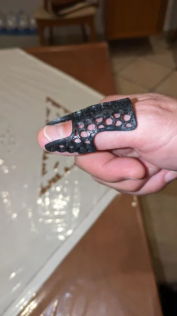 Make of Finger extension brace (splint) by Alby312 | Download free STL ...